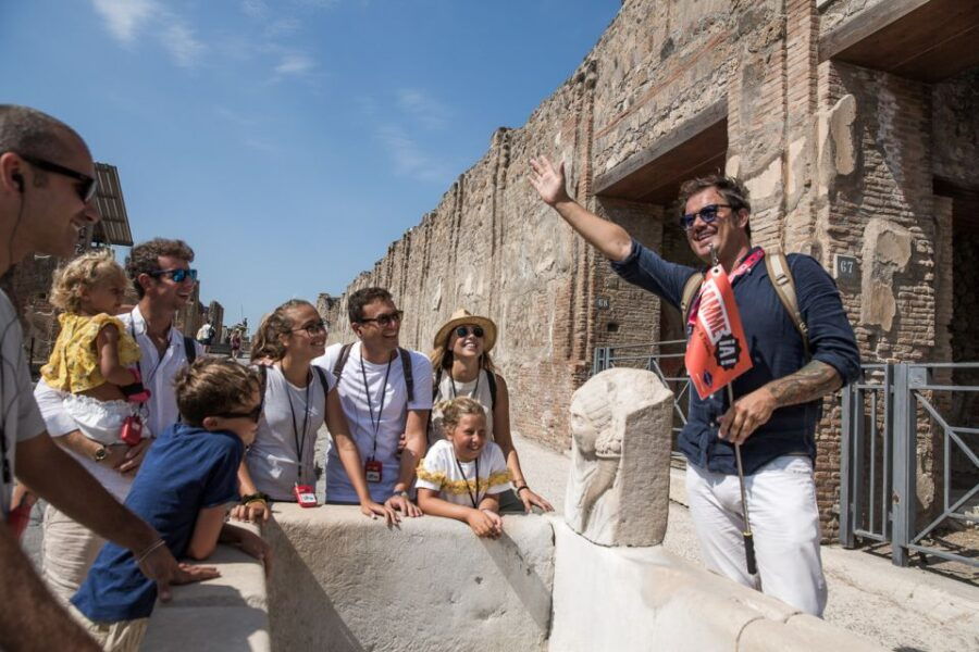 Naples or Sorrento: Full-Day Pompeii and Mount Vesuvius Tour