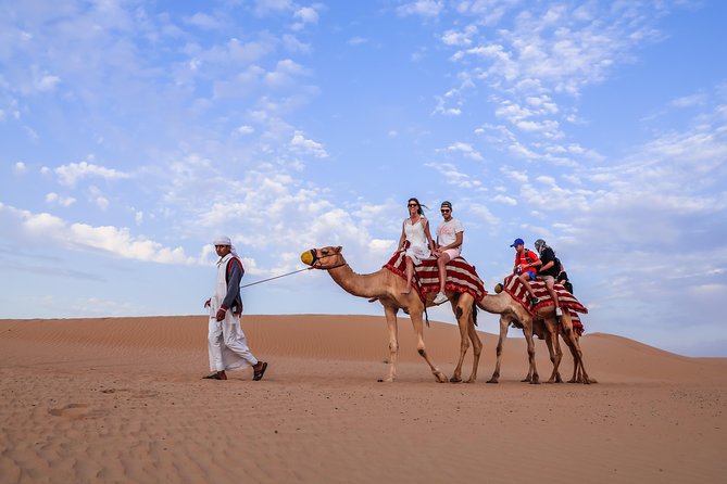 4 Hours Morning Dubai: Red Dune Bashing Safari, Sand Surfing & Camel Ride