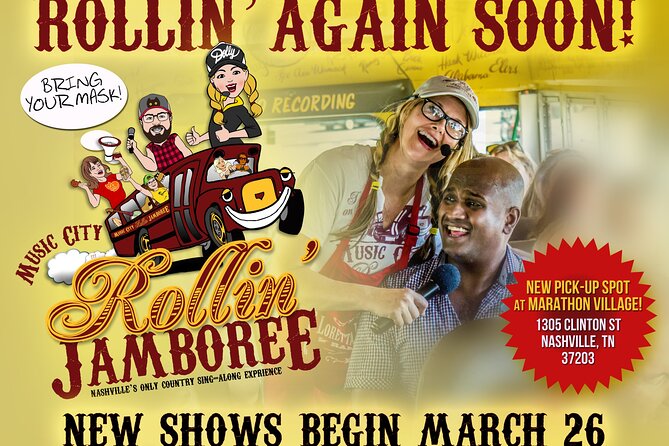 Nashville Music City Rollin Jamboree Comedy, Country Music Sing-Along ...
