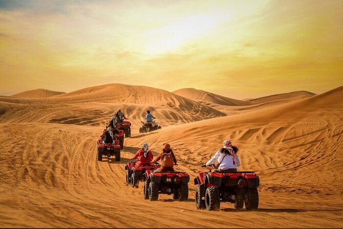 Dubai: Morning ATV Ride , Dune Bashing , Camel , Sandsurf