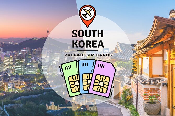 Korea: Rechargeable Prepaid Data SIM 11,000 KRW Credits, 12/28/2023