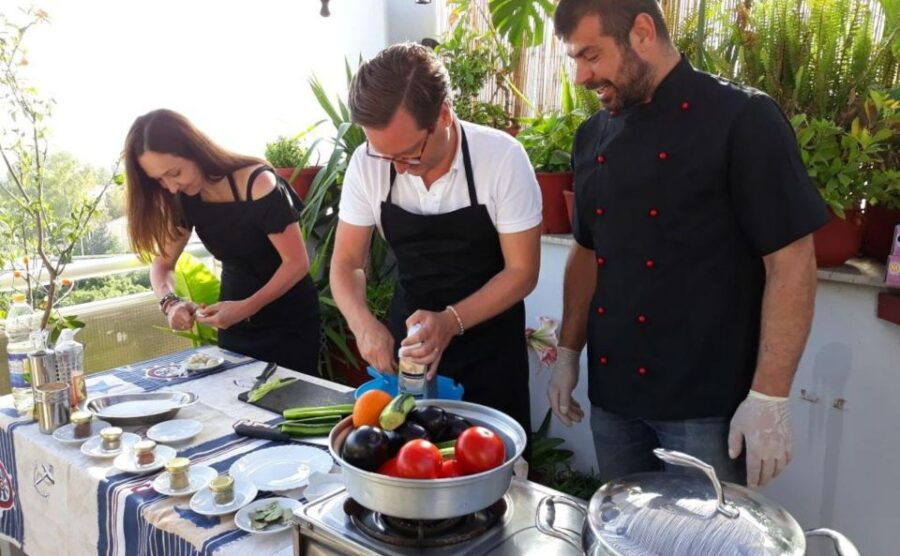 Traditional Greek Cooking Class Overlooking the Acropolis