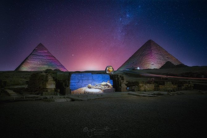 Cairo: Evening Sound And Light Show At Giza Pyramids With Entrance Fee